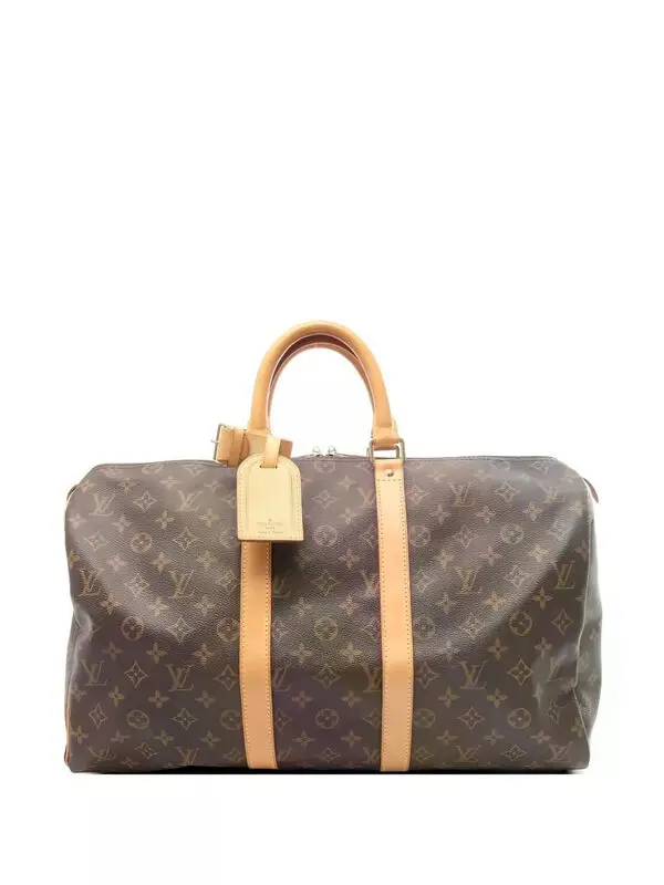 LOUIS VUITTON 1997 Keepall 45 Duffle Bag - Brown