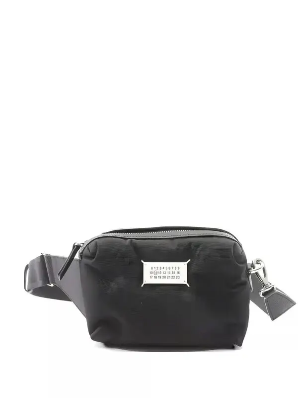 MAISON MARGIELA 2020 Small Glam Slam Zip-up Shoulder Bag - Black