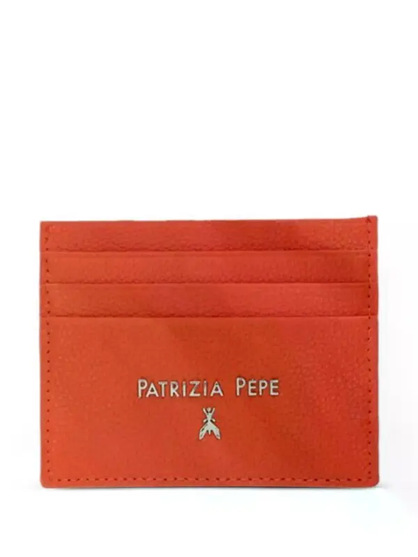 Patrizia Pepe Textured Card Holder - Orange