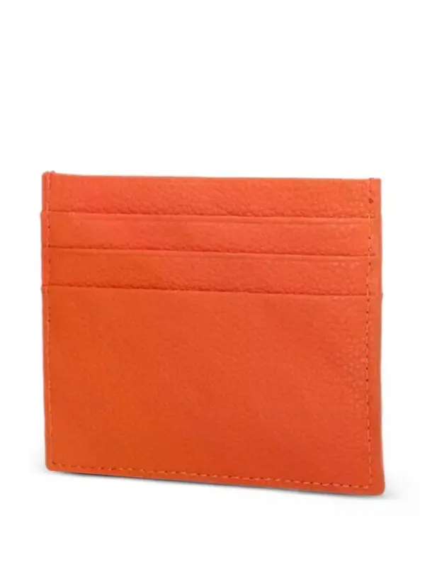 Patrizia Pepe Textured Card Holder - Orange