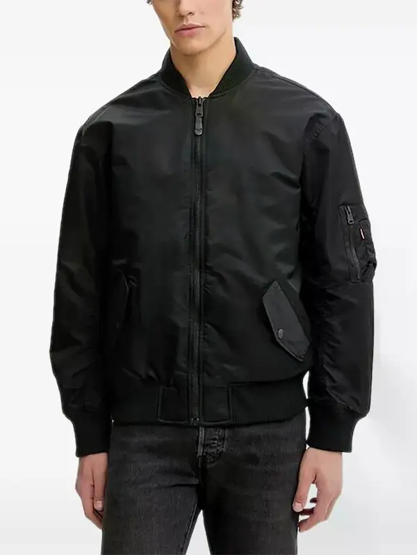 LEVI'S Ma-1 Zip-up Bomber Jacket - Black