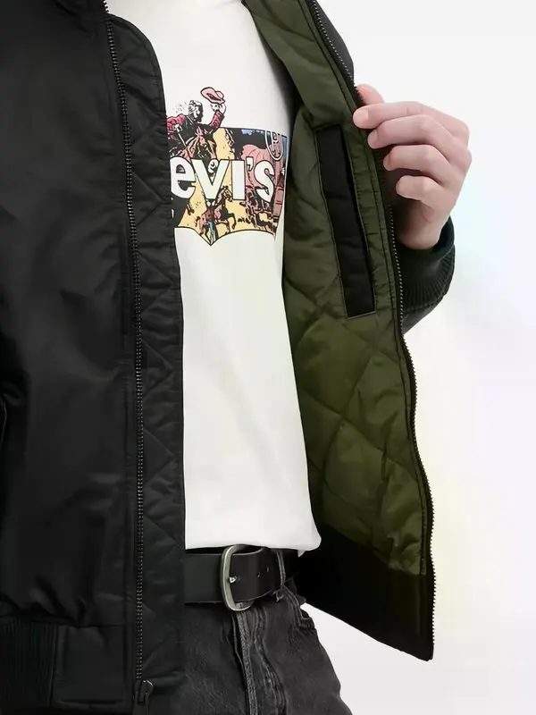 LEVI'S Ma-1 Zip-up Bomber Jacket - Black