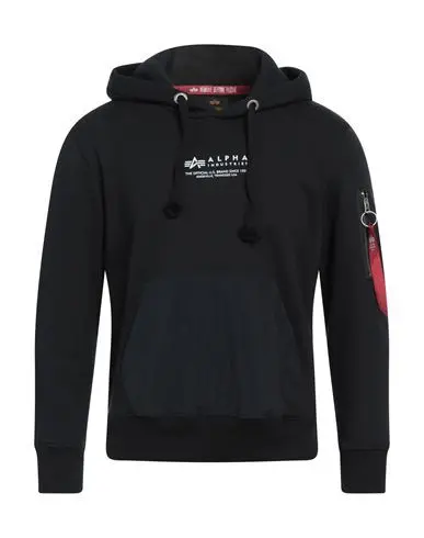 Alpha Industries Sweatshirt In Cotton And Polyester - Black