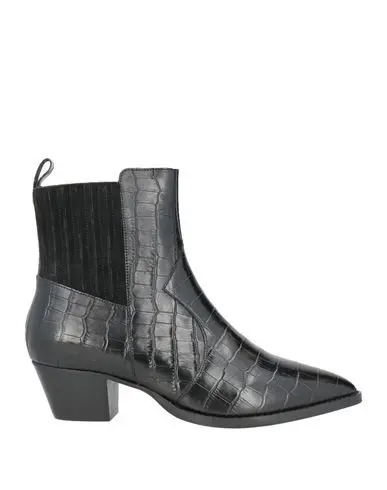 Cosmoparis Leather Ankle Boots - Black