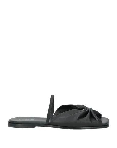 VIC MATIE Sandals Size Leather - Black