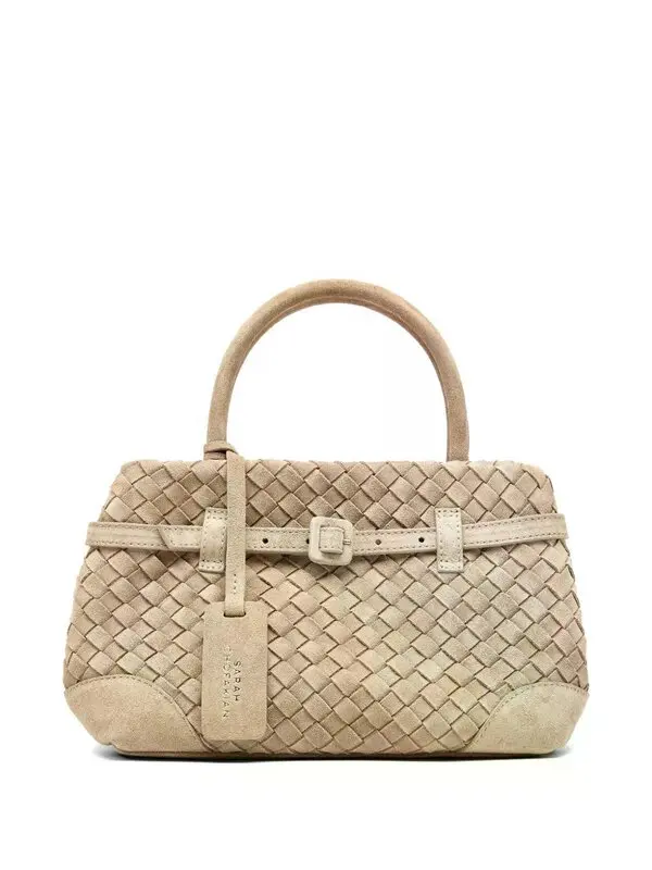 STUDIO CHOFAKIAN Mini Entrelazo Woven Bag - Neutrals