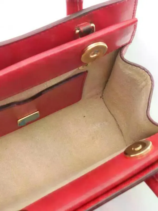 Dolce & Gabbana 2000s Leather Handbag In Red - 25% Off | Editorialist