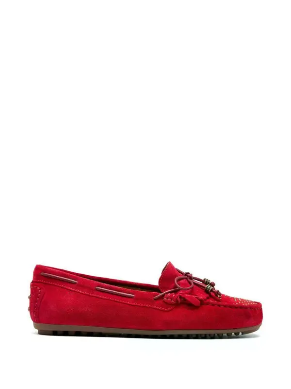 STUDIO CHOFAKIAN Castelgarden Otonio Tassel Loafers - Red
