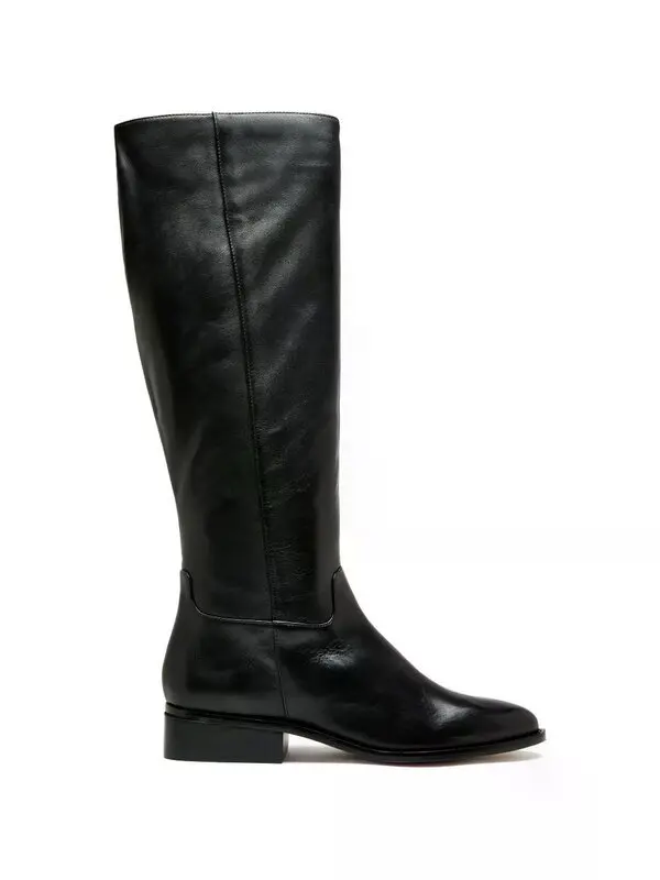 STUDIO CHOFAKIAN Estância Argentina Leather Boots - Black