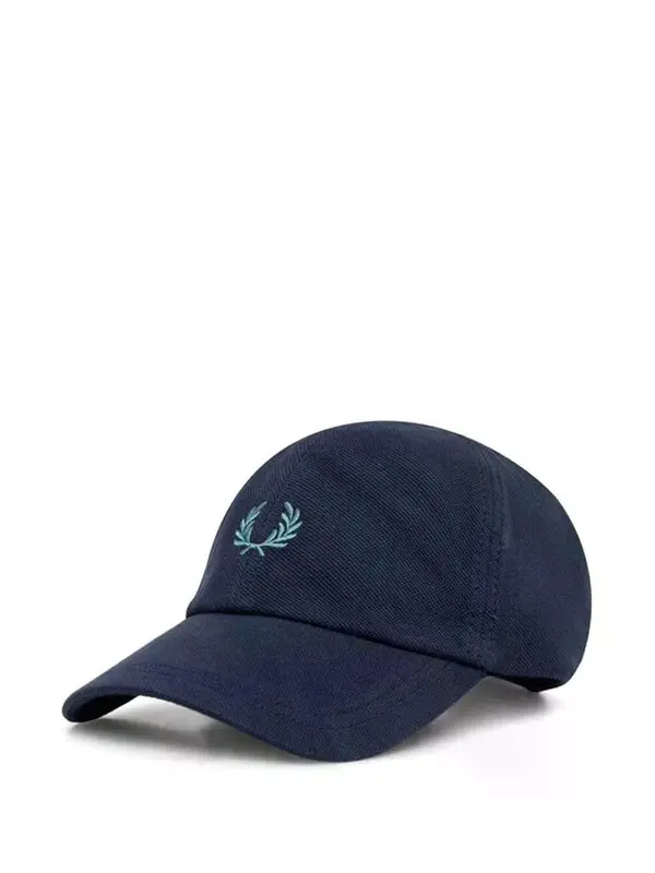 Fred Perry Logo-detail Baseball Cap - Blue