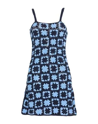 CROCHÈ Mini Dress - Blue