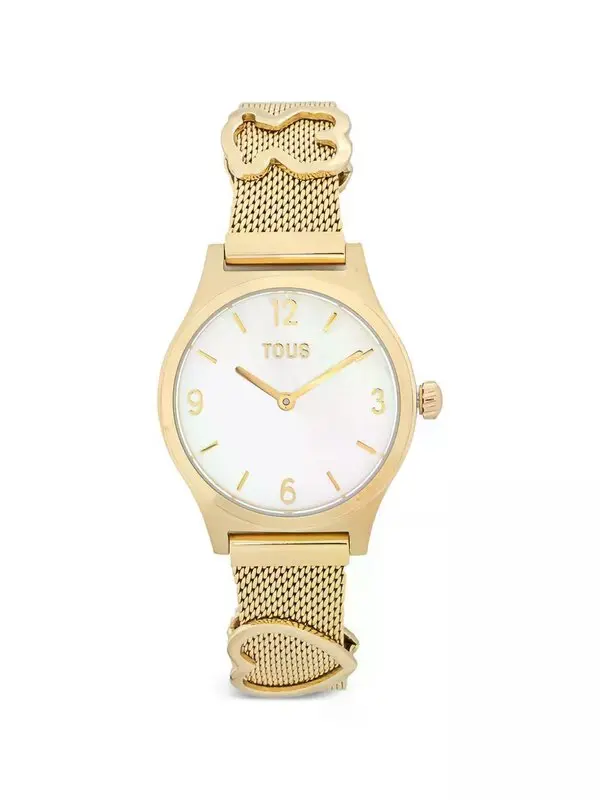 TOUS Round-face 30mm Watch - White