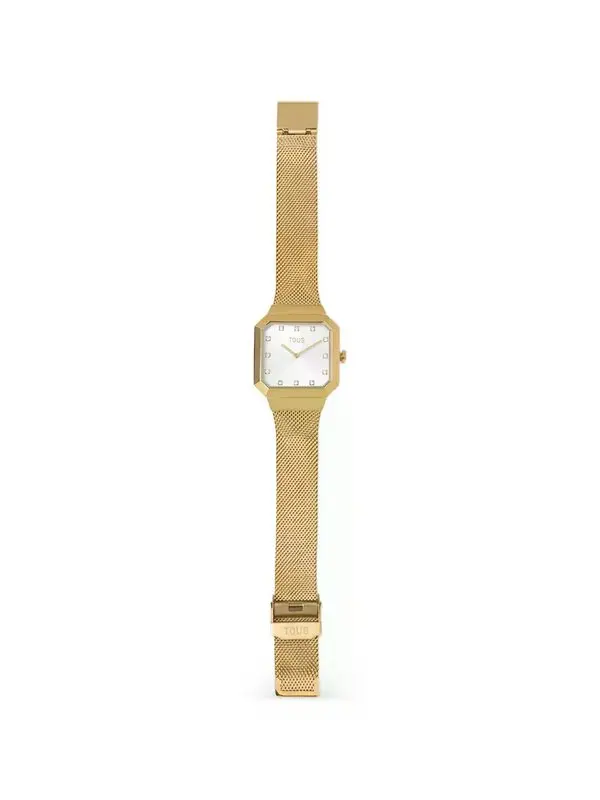 TOUS Square-face 40mm Watch - Neutrals