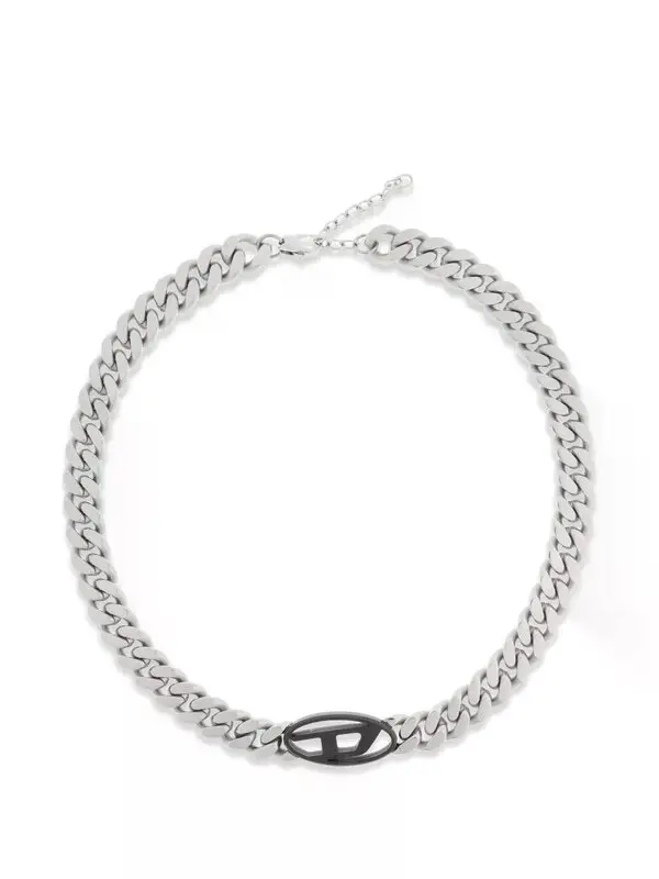 DIESEL® Chain Logo Bracelet - Silver
