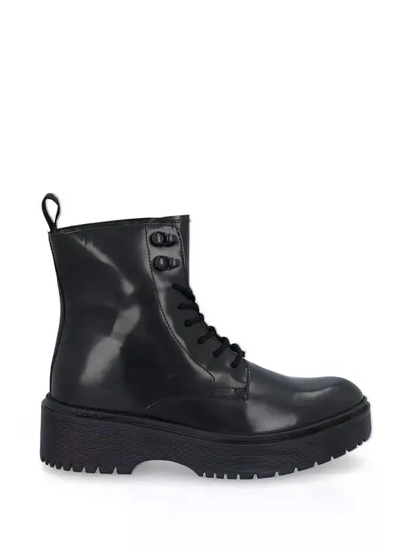 LEVI'S Lace-up Platform Boots - Black