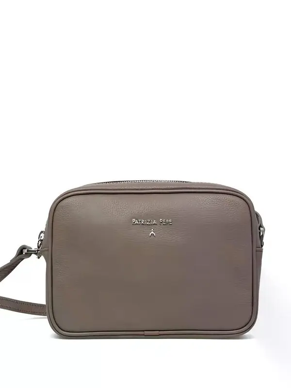 Patrizia Pepe Logo Detail Cross Body Bag - Brown