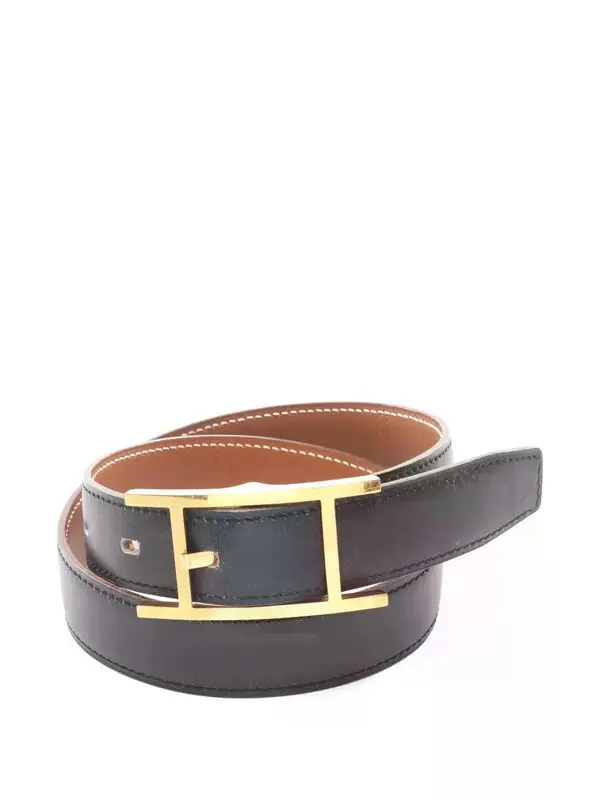 Hermès 2001 Api 3 Reversible Belt - Black