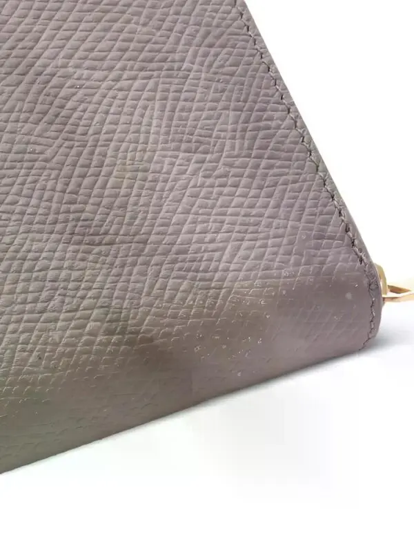 Celine 2000s Round Leather Wallet - Grey