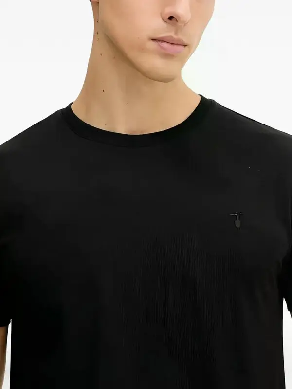 TRUSSARDI Logo-embroidery T-shirt