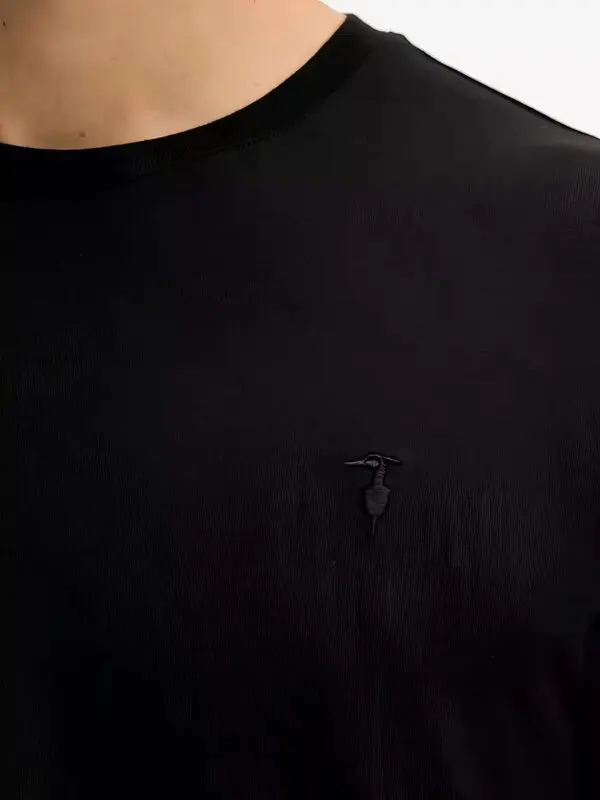TRUSSARDI Logo-embroidery T-shirt
