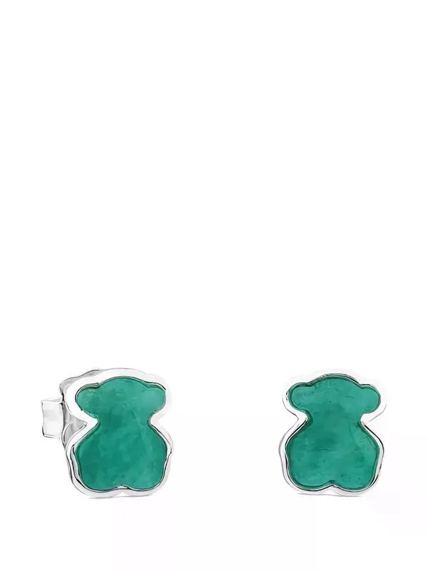 TOUS Flower Drop Earrings - Green