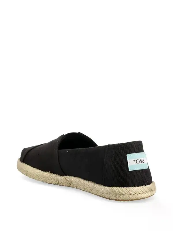 Toms Rope Panelled Espadrilles - Black