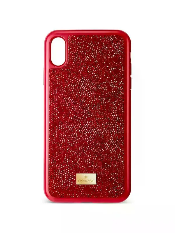 SWAROVSKI Embellished Iphone X Case - Red