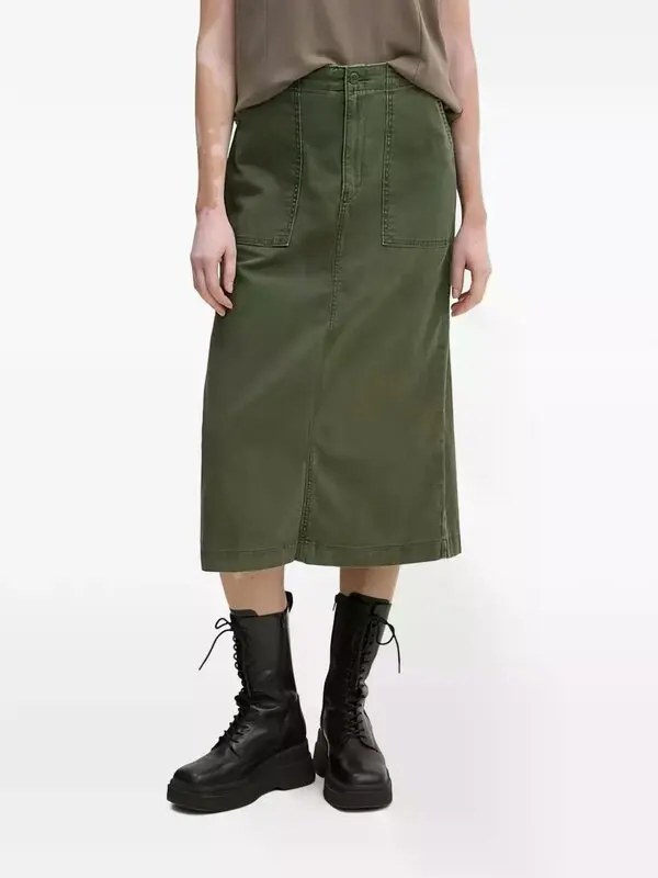 LEVI'S Belted Skirt With Pockets - Green