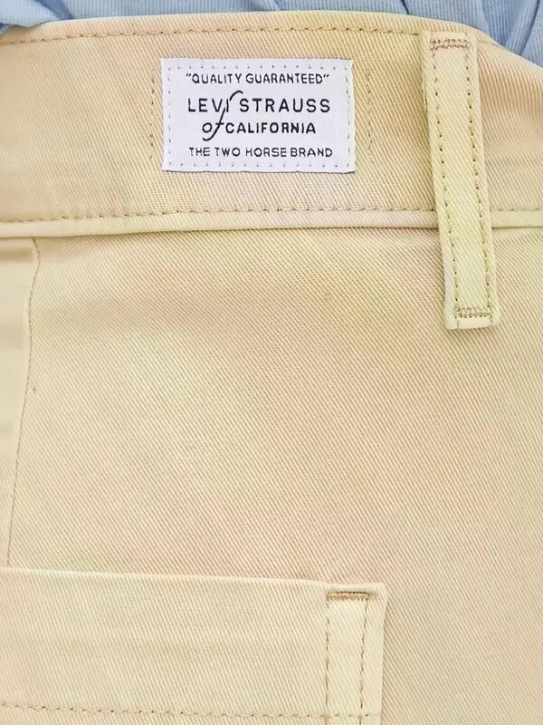 LEVI'S Beige Patch Pocket Wide-leg Trousers