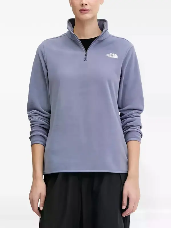 The North Face Long-sleeve Half-zip Sweatshirt - Purple