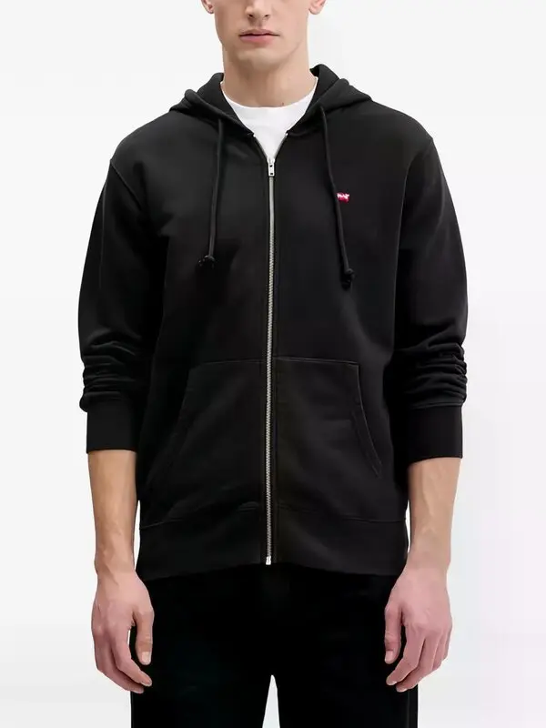 LEVI'S Zip Hooded Sweatshirt - Black