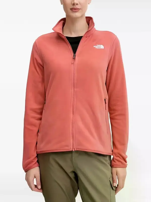 The North Face Zipped Sweatshirt - Orange