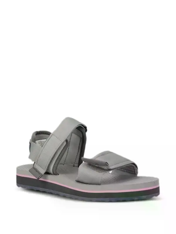 Columbia Strap Sandals With Ridged Sole And Logo Detail