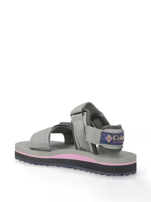 Columbia Strap Sandals With Ridged Sole And Logo Detail