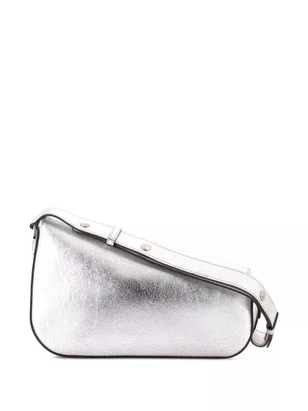 Gucci Horsebit 1955 Asymmetric Leather Shoulder Bag - Metallic