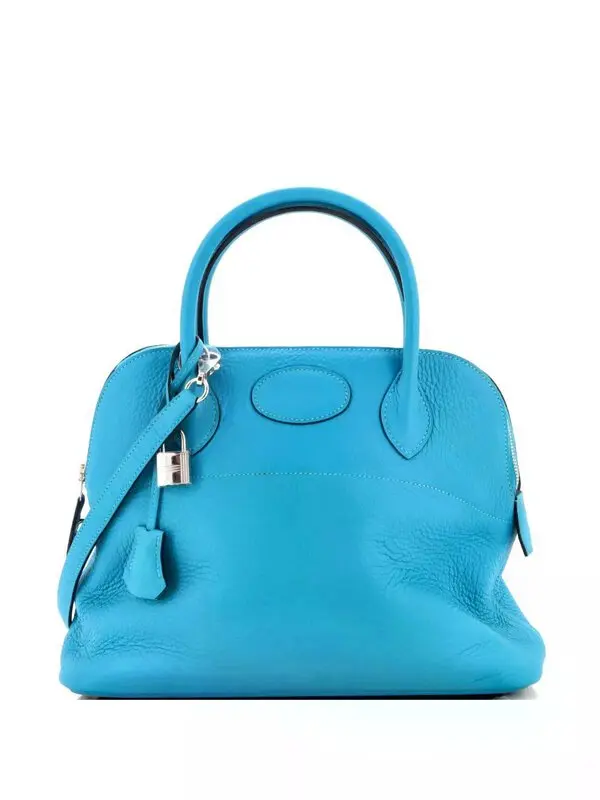 Hermès Bolide Bag Clemence 31 Satchel - Blue