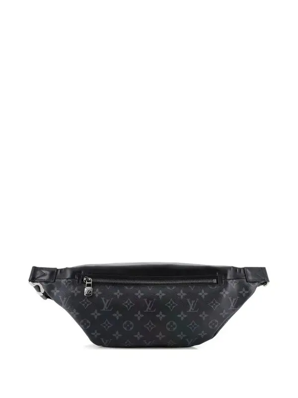 LOUIS VUITTON Discovery Bumbag Monogram Eclipse Canvas Belt Bag - Grey