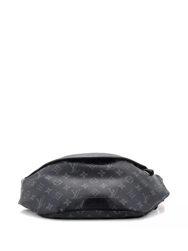 LOUIS VUITTON Discovery Bumbag Monogram Eclipse Canvas Belt Bag - Grey