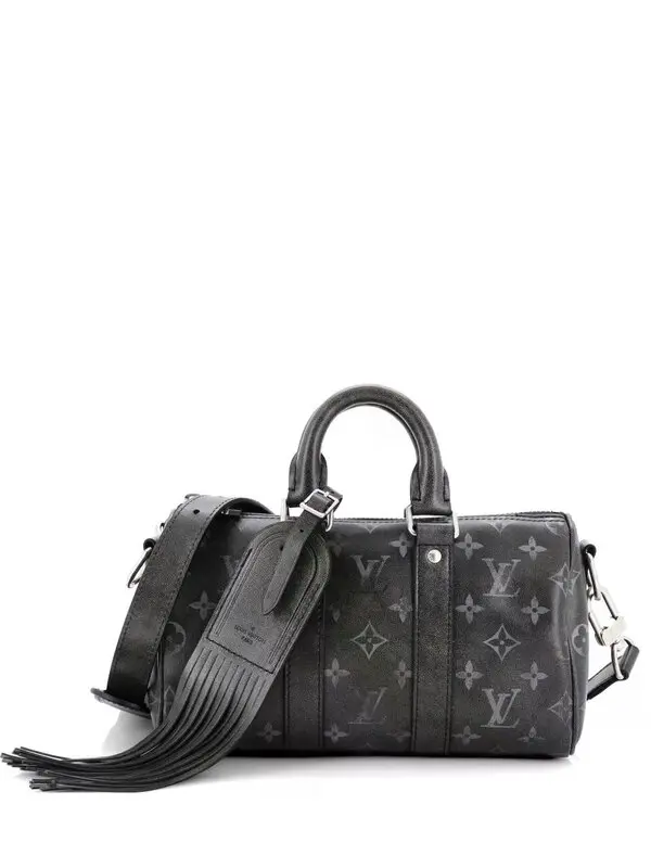 LOUIS VUITTON Keepall Bandouliere 25 - Black
