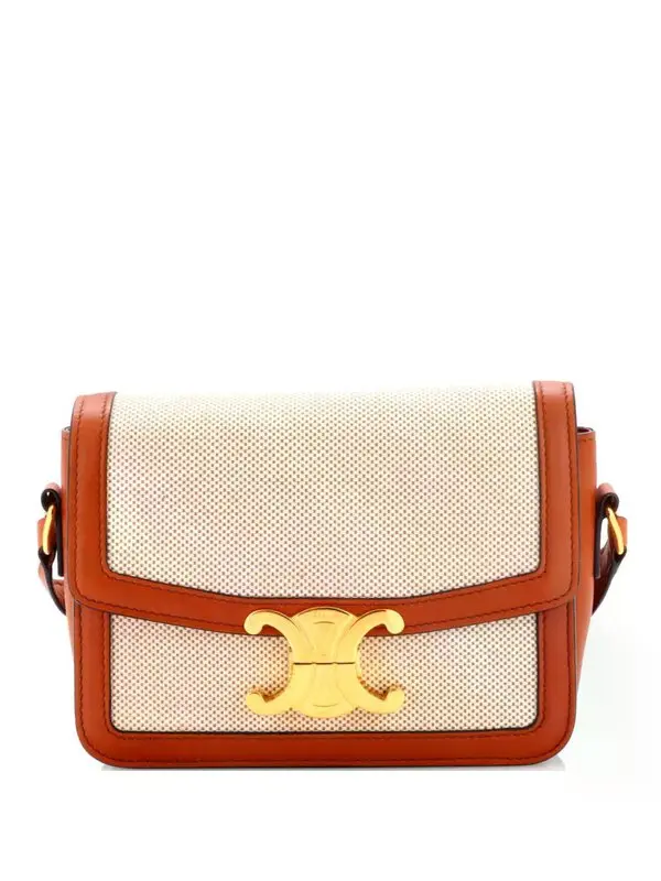 Celine Triomphe Teen Crossbody Bag - Brown