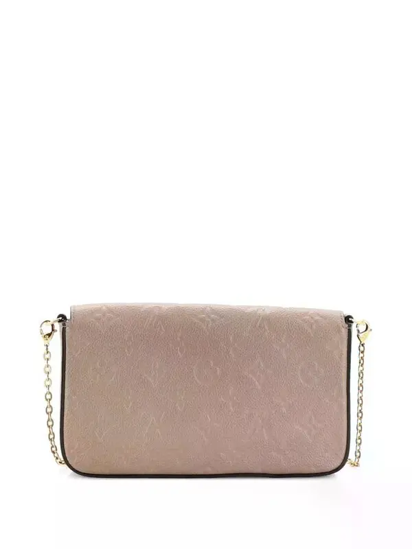 LOUIS VUITTON Felicie Pochette Monogram Empreinte Leather Crossbody Bag - Neutrals