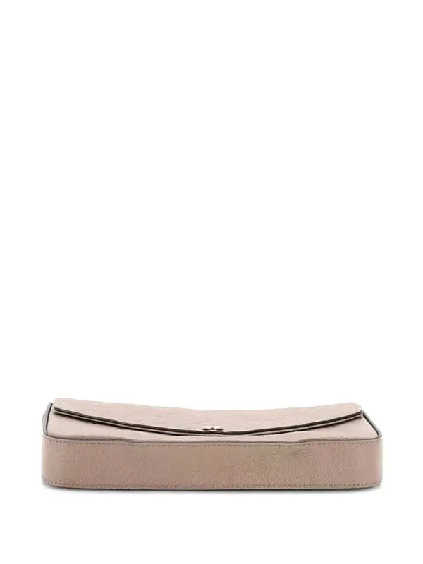 LOUIS VUITTON Felicie Pochette Monogram Empreinte Leather Crossbody Bag - Neutrals