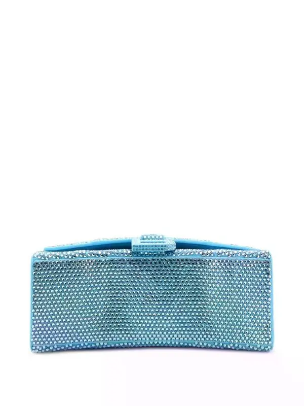 Balenciaga Hourglass Xs Top Handle Crossbody Bag - Blue