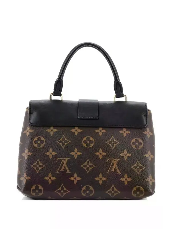 LOUIS VUITTON Locky Bb Satchel Handbag Monogram Canvas With Leather - Brown