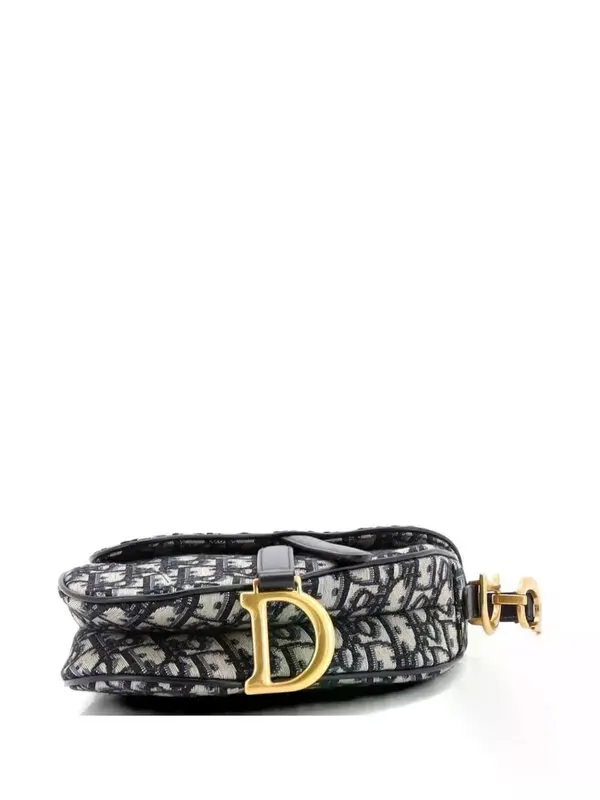 Dior Saddle Handbag Oblique Canvas Mini Shoulder Bag