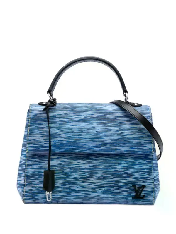 LOUIS VUITTON 2017 Epi Denim Cluny Mm Satchel - Blue