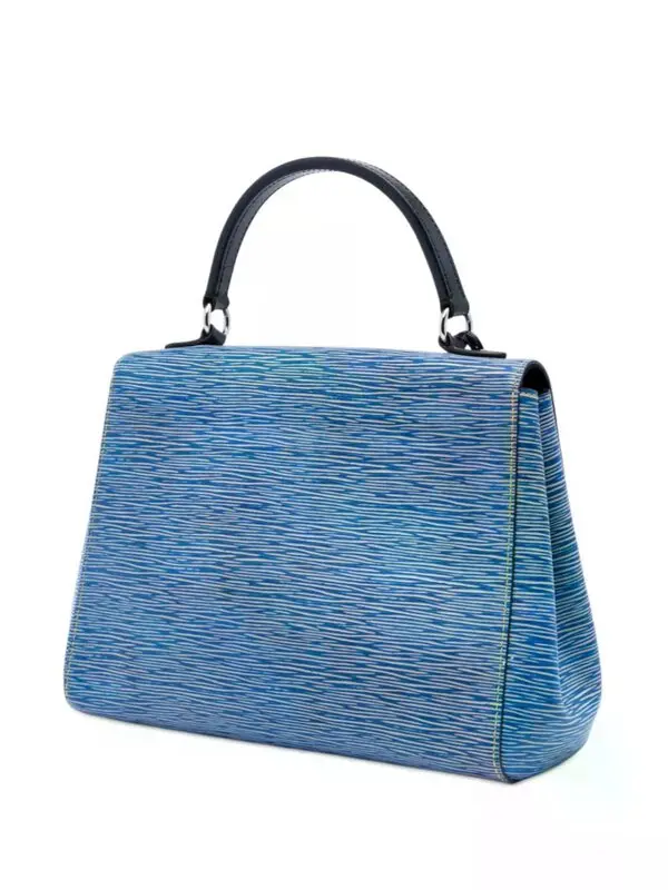 LOUIS VUITTON 2017 Epi Denim Cluny Mm Satchel - Blue