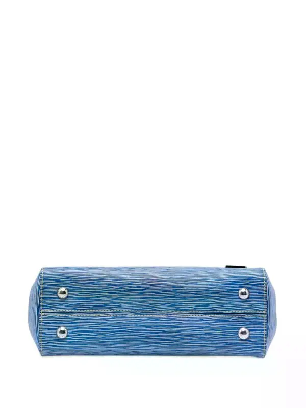 LOUIS VUITTON 2017 Epi Denim Cluny Mm Satchel - Blue