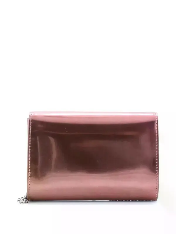 LOUIS VUITTON Chain Louise Patent Gm Clutch Bag - Pink
