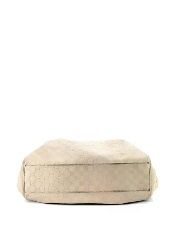 Gucci Sukey Sima Leather Large Tote - Neutrals